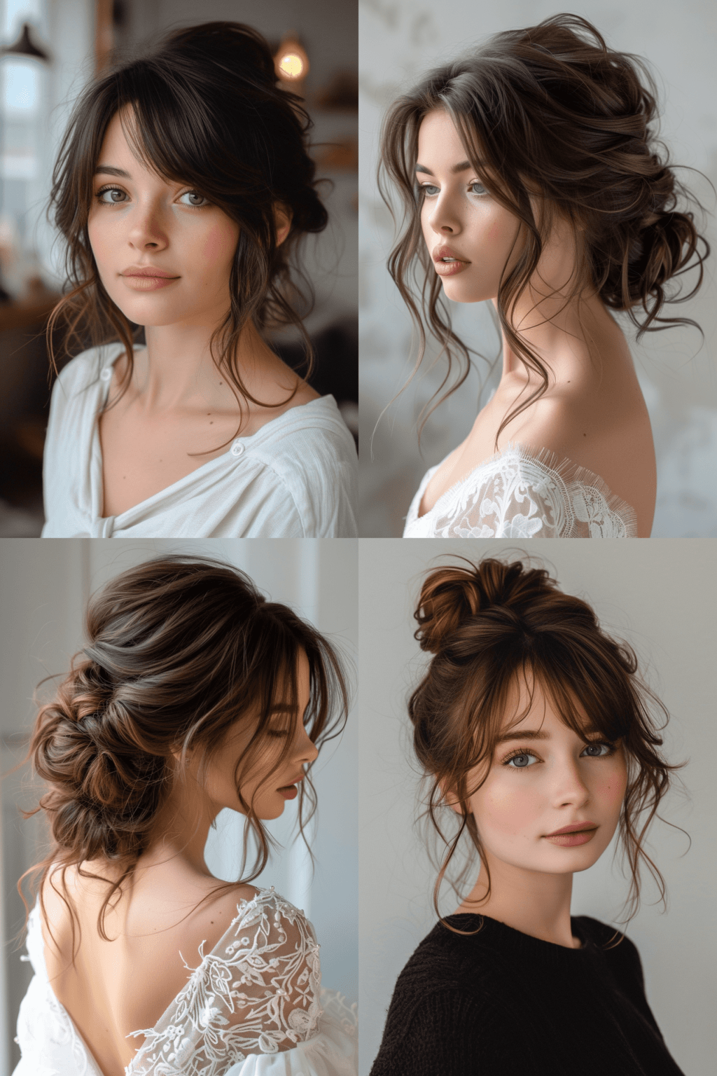 8 Stunning Updo Hairstyles with Bangs to Elevate Your Look – StyleBliss