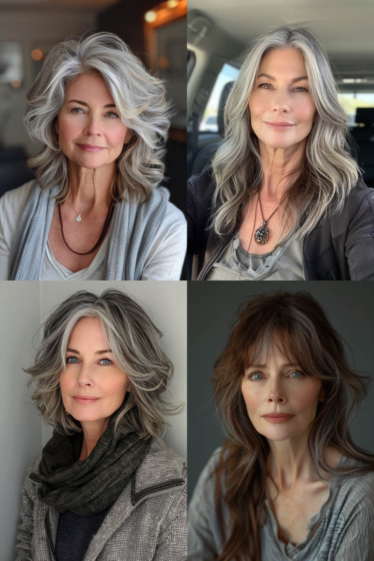 19 Chic and Simple Medium-Length Hairstyles for Women Over 60 – StyleBliss