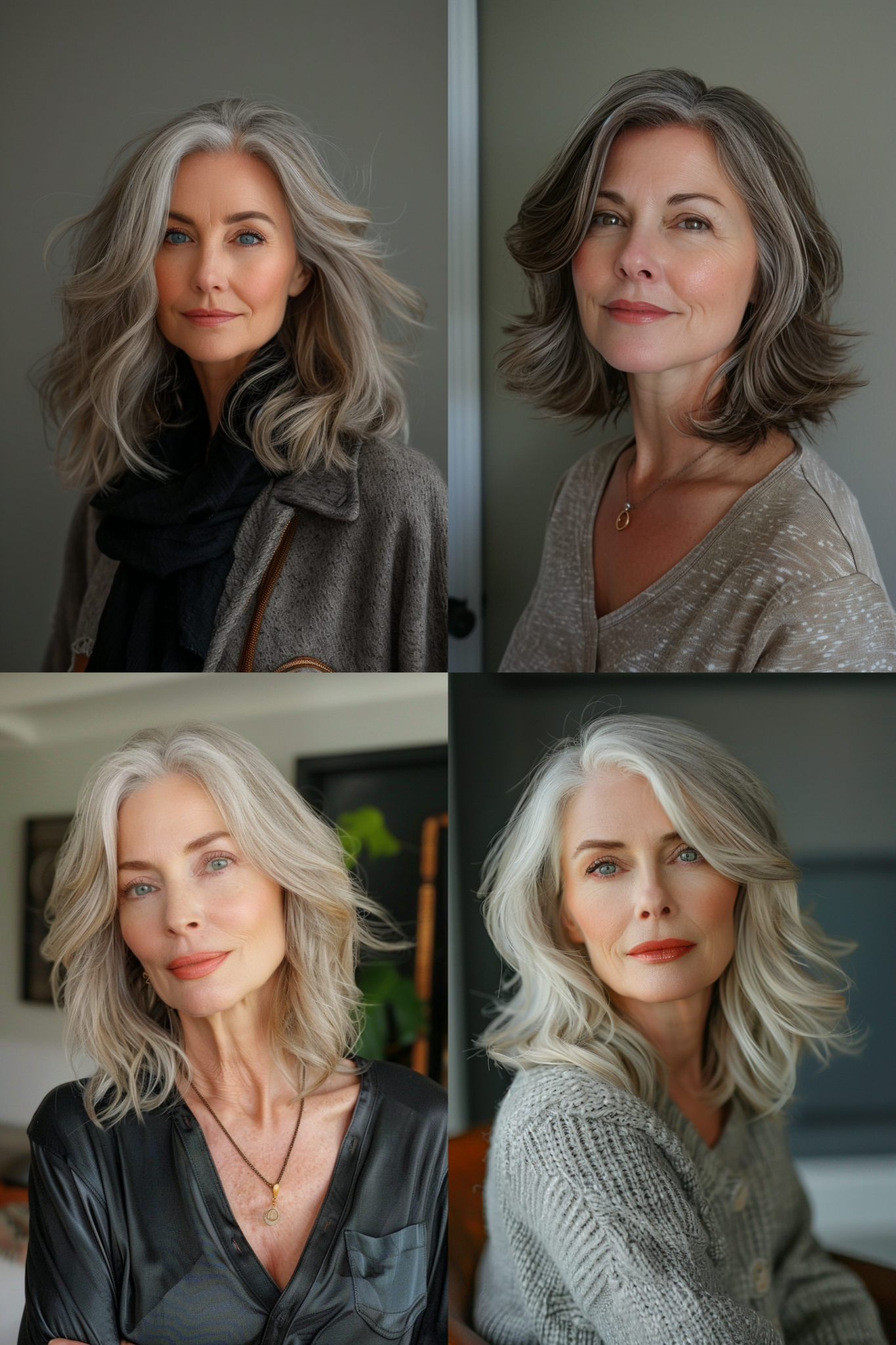 19 Chic and Simple Medium-Length Hairstyles for Women Over 60 – StyleBliss